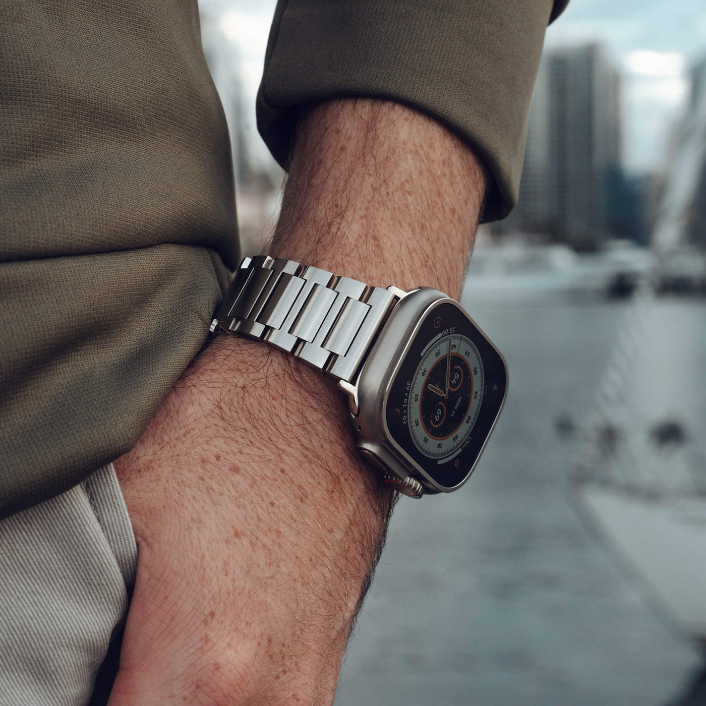 Stainless Steel Apple Watch Ultra Band SANDMARC Stainless Steel Apple Watch Ultra Band SANDMARC