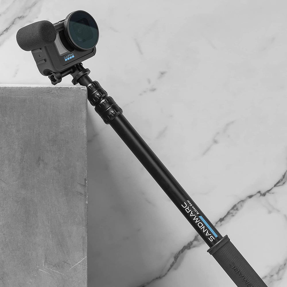 SANDMARC Pole - Black Edition: 17-40" Stick for GoPro