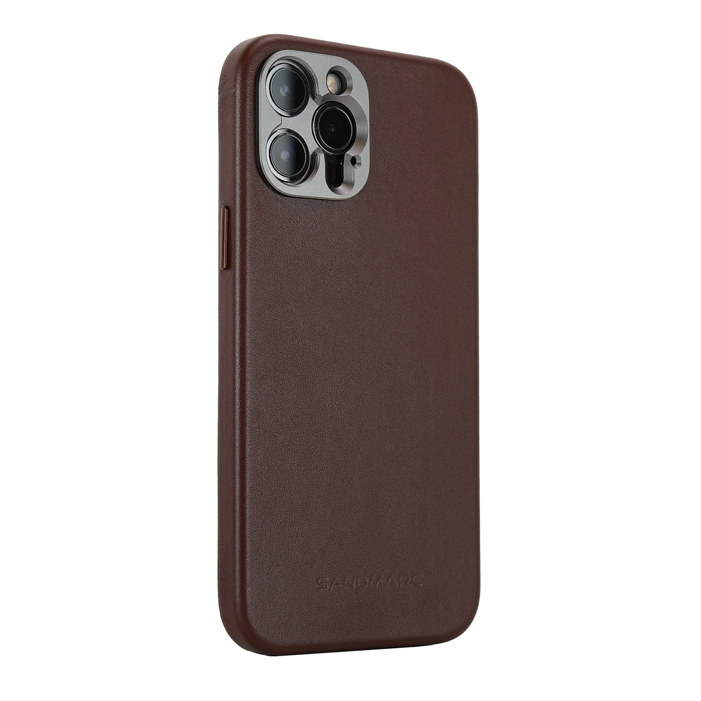 iPhone 12 Pro Max Leather Case (Magnet Enabled) | Brown - SANDMARC