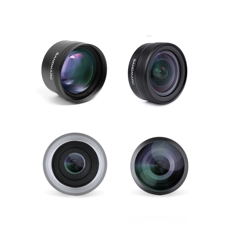 iPhone 11 Pro Lens Kit - Telephoto, Macro, Wide & Fisheye - SANDMARC