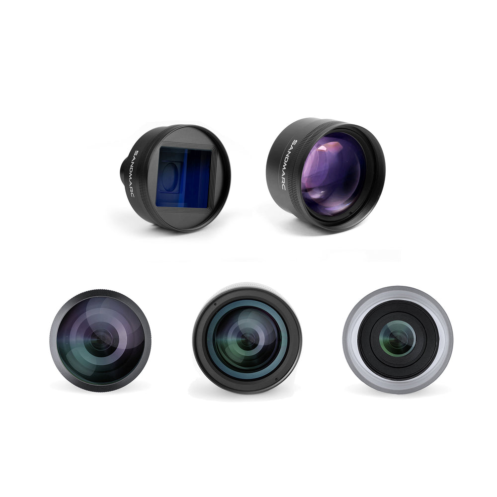 iPhone 11 Pro Lens Kit - Anamorphic, Telephoto, Macro, Wide & Fisheye