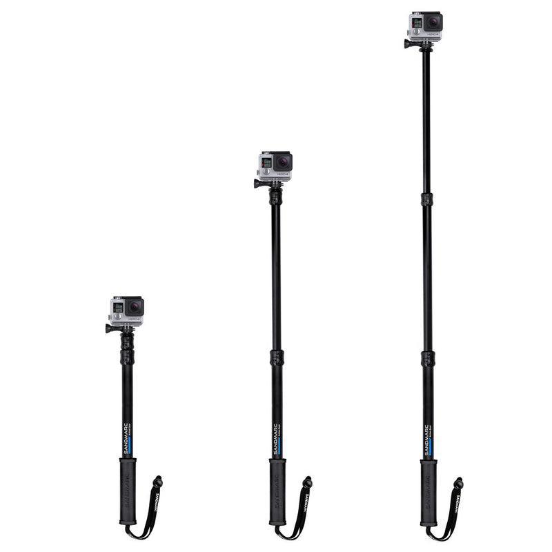 SANDMARC Pole - Black Edition: 17-40" Stick for GoPro