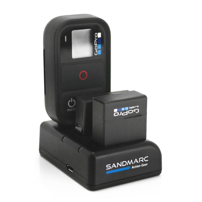 SANDMARC Procharge - Triple Charger for GoPro Hero 4, 3+ and Remote