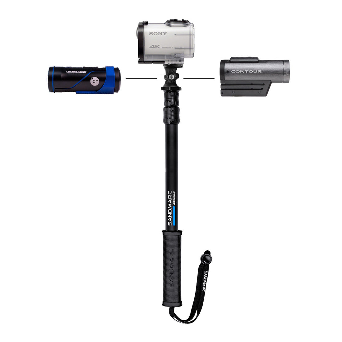 SANDMARC Pole - Action Edition for Action Cams - Sony, Contour, Garmin ...