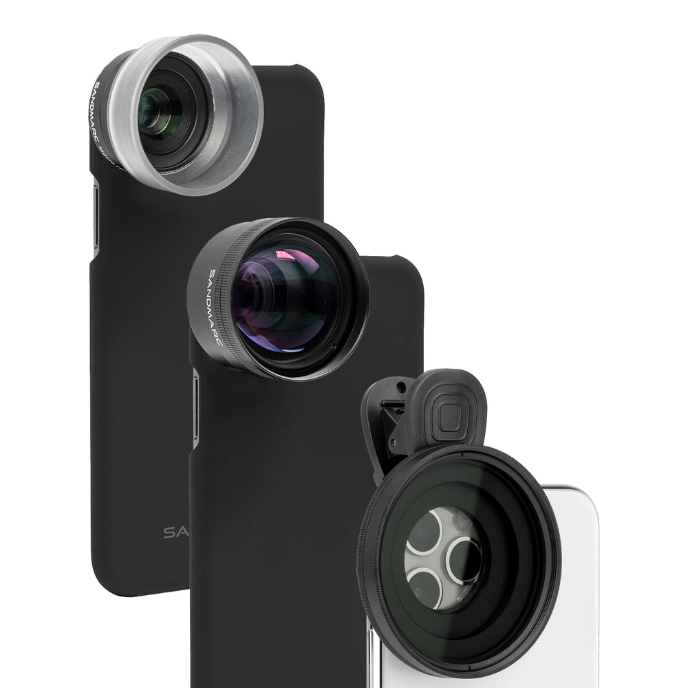iPhone 12 Lens Kit - Telephoto, Macro & Drama Filter - SANDMARC