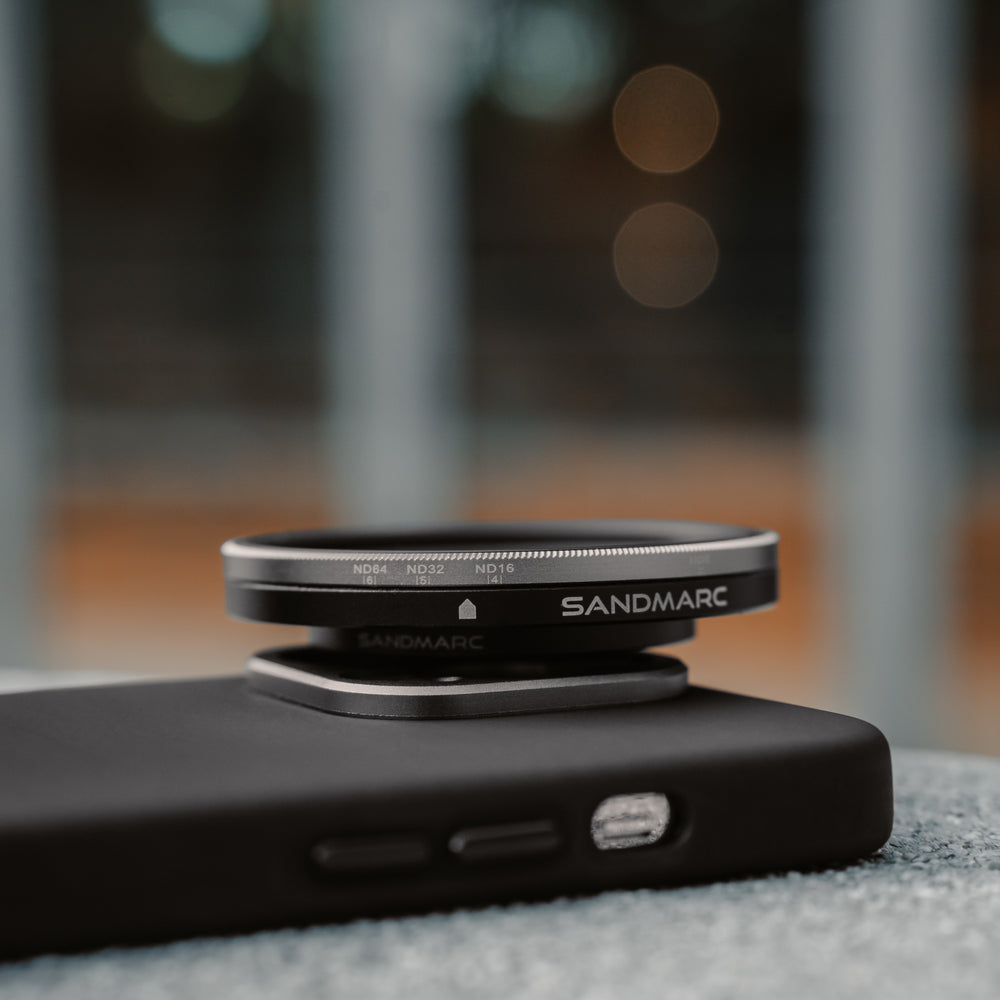iPhone Variable ND Filter - SANDMARC Motion Filter w/ Pro Case